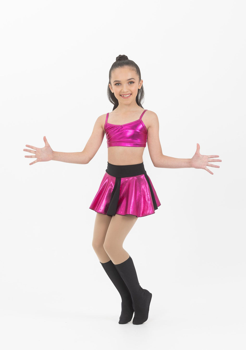 Metallic Cheer Skirt – Upstage Dancewear & Costume Factory