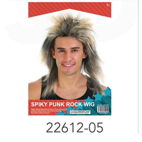 Spiky Punk Rock Wig - 2 Tone – Upstage Dancewear & Costume Factory