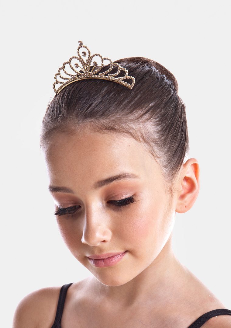Gold Anastasia Tiara ( TS06-G) – Upstage Dancewear & Costume Factory
